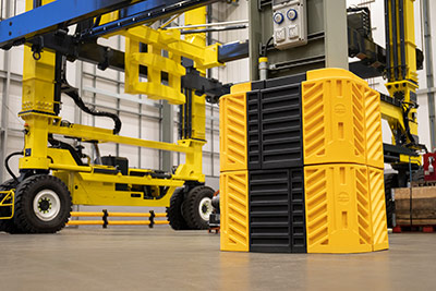 Pallet Rack Leg Protectors | Banks Industrial Services