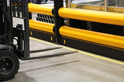 Pallet Rack Leg Protectors | Banks Industrial Services