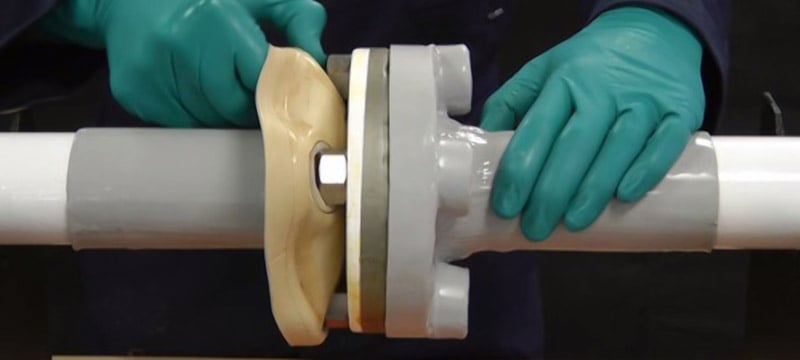 Pipe Flange Encapsulation Corrosion Protection