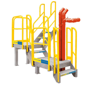 Industrial Crossover Stairs | Banks Industrial Group